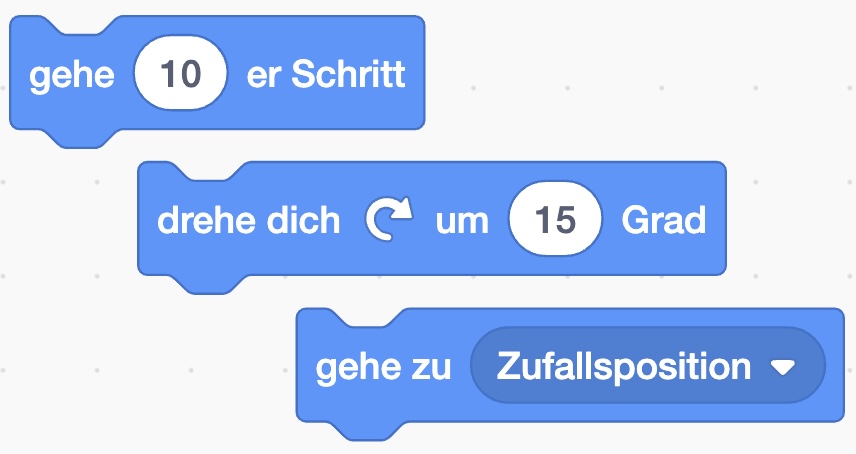 Scratch: Befehle in Scratch